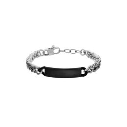 STEELWEAR Bracelet 'Denver' male Black, Silver size One Size