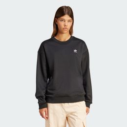 adidas originals Sweatshirt 'Trefoil Loose Crew' Damen Gr&ouml;&szlig;e XL/XXL schwarz / wei&szlig;