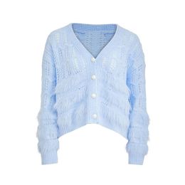 Poomi Knit Cardigan female Blue size M
