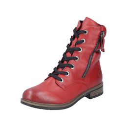 Rieker Lace-Up Boots ' 72212 ' female Red size 38