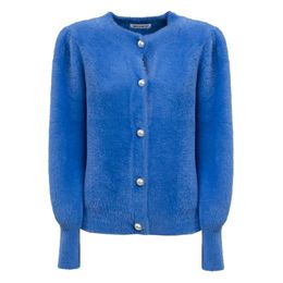 Influencer Strickjacke Damen Gr&ouml;&szlig;e S blau