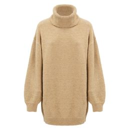Influencer Oversized Sweater female Beige size L
