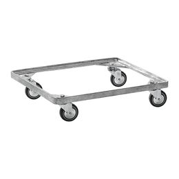 Fahrgestell f&uuml;r Stapelkorb, verzinkt, LxB 830 x 580 mm kaiserkraft