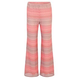 Cartoon Hose Damen Größe 42 beige / koralle / rosa