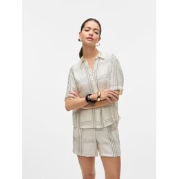 Véro Moda VERO MODA Bluse 'VMJOSIE BERTA' Damen Größe XS oliv / weiß