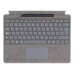 Microsoft Tastatur QWERTY Portugiesisch Wireless mit Hintergrundbeleuchtung Surface Pro X / 8 / 9 Signature Keyboard + Slim Pen