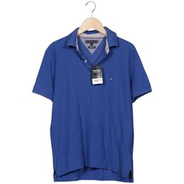 Tommy Hilfiger Poloshirt Herren Gr&ouml;&szlig;e L Second Hand blau