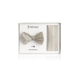 Fafigo Bow Tie 'Set Renato' male Grey size One Size