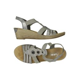 Rieker Sandalen Damen Gr&ouml;&szlig;e 38 Second Hand silber