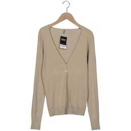United Colors Of Benetton Strickjacke Damen Größe M Second Hand beige