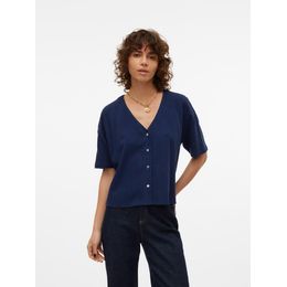 Véro Moda VERO MODA Bluse 'VMJESMILO' Damen Größe M navy
