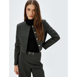 KOTON Blazer Damen Gr&ouml;&szlig;e 34 anthrazit