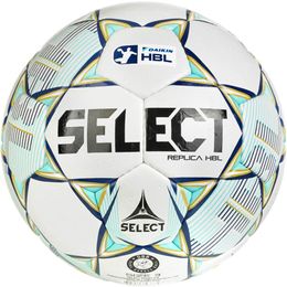 Derbystar Ball 'Replica HBL v25' Herren Gr&ouml;&szlig;e 2 neonblau / gelb / schwarz / wei&szlig;