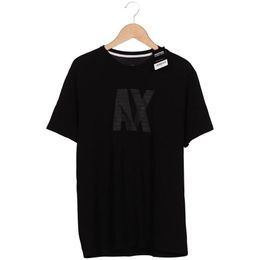 Armani Exchange T-Shirt Herren Gr&ouml;&szlig;e L Second Hand schwarz