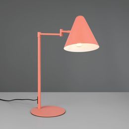 Trio Tischlampe Cosima, apricot, H&ouml;he 50 cm, Metall