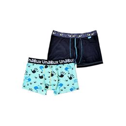 Unabux Boxer shorts male Blue size M