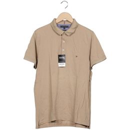 Tommy Hilfiger Poloshirt Herren Größe L Second Hand beige