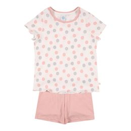 Sanetta Pyjama M&auml;dchen Gr&ouml;&szlig;e 92 opal / rosa / naturwei&szlig;