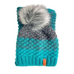 Kumixi Beanie 'Set: Mütze & Loop Schal' female Green size Onesize