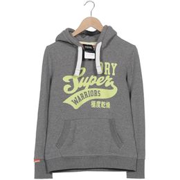 Superdry Kapuzenpullover Damen Größe M Second Hand grau