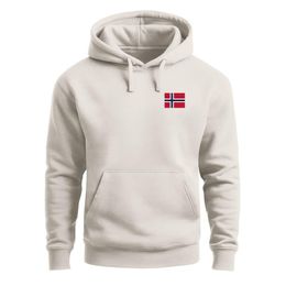 Neverless Sweatshirt 'Norwegen' male White size M