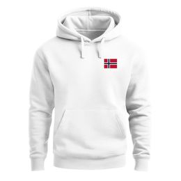 Neverless Sweatshirt 'Norwegen' male White size 4XL