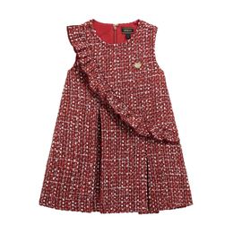 Guess Kleid Mädchen Größe 92 rot / weiß