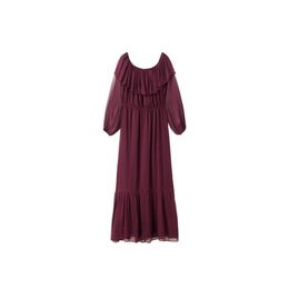 Mango Kleid 'Saba' Damen Größe 34 weinrot Winterkleid