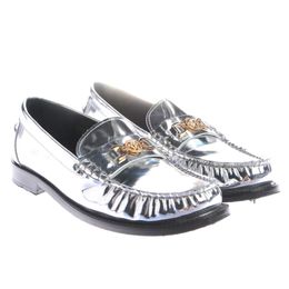 Versace Halbschuhe Damen Gr&ouml;&szlig;e 39 Second Hand silber