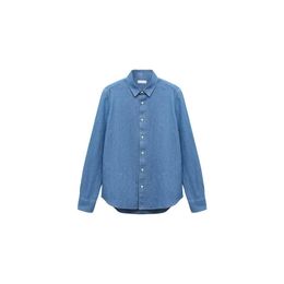MANGO TEEN Hemd 'Jaime' Jungen Größe 168 blue denim