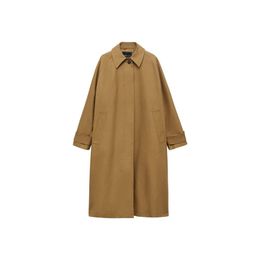 Mango Summer Coat female Brown size L
