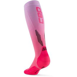 CEP Laufsocken 'Core Run Tall' Damen Größe 40/43 pink / schwarz
