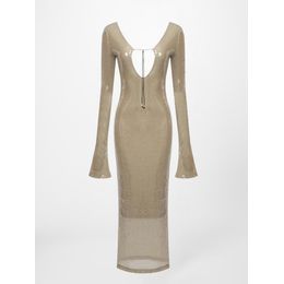 Mew Mews Kleid 'Aoibhe' Damen Größe 38 apricot Winterkleid