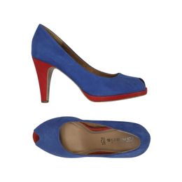 Tamaris Pumps Damen Gr&ouml;&szlig;e 38 Second Hand blau