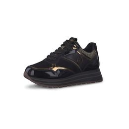 Tamaris Sneaker Damen Größe 37 gold / schwarz