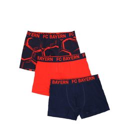 FC Bayern München FC BAYERN MÜNCHEN Boxershorts 3er-Set Autumn Herren Größe XXXL navy / rot