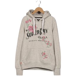 Superdry Kapuzenpullover Damen Größe L Second Hand grau