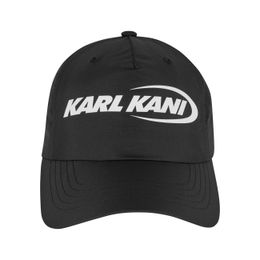 Trucker Cap Karl Kani "Karl Kani KA251-003-1 Kk Elipse Ripstop Cap", Damen, Gr. onesize, schwarz, 100% Polyester, Caps