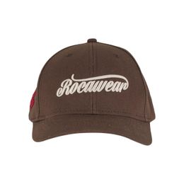 Rocawear Damen Flex Cap "Rocawear Baseball cap Main"chocolate braun, 100% Baumwolle, Caps