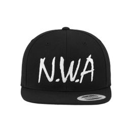 MisterTee Damen Flex Cap "MisterTee Unisex N.W.A Snapback"schwarz, unifarben, 80% Polyacryl, 20% Wolle, Caps