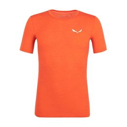 Salewa Funktionsshirt "Zebru Fresh" in Orange - 60% | Größe M | Herren-sportshirts