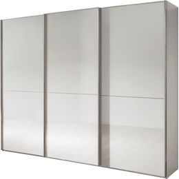 Schwebetürenschrank Wiemann, B:246cm H:217cm T:67cmweiß, dekor, Schränke, "Phoenix, Made in Germany, modernes Design, Highlight, Blickfang",