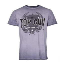 T-Shirt Top Gun "TG20212104", Damen, Gr. 50M, blau (navy), Obermaterial: 100% Baumwolle, Shirts T-Shirt