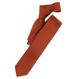 Krawatte Venti "Venti Krawatte uni", Herren, orange (dunkelorange), 70% Polyester, 30% Seide, Krawatten