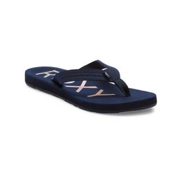 Zehentrenner Roxy "Vista", Damen, Gr. 8(38), blau (navy), Obermaterial: 85% EVA, 10% PU, 5% Polyester / Futter: 100% EVA / Au&szlig;ensohle: 100% TPR, Schuhe Zehentrenner