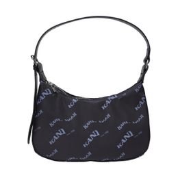 Karl Kani Damen Umh&auml;ngetasche "Karl Kani Damen KA242-023-1 Wavy Retro Aop Shoulder Bag"schwarz, Polyester, Taschen