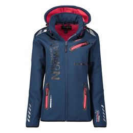 Geographical Norway Softshelljacke "Assor" in Dunkelblau - 67% | Größe M | Damen-outdoorjacken