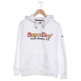 Superdry Kapuzenpullover Damen Größe M Second Hand weiß