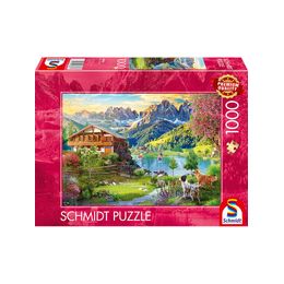 Schmidt Spiele 1.000tlg. Puzzle "Erholung in den Dolomiten" - ab 14 Jahren - 31% | Gesellschaftsspiele