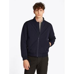 Bomberjacke Tommy Hilfiger "PADDED BOMBER", Herren, Gr. XXL, blau (desert sky), Web, Obermaterial: 100% Polyester, elastischer Bund, Jacken
